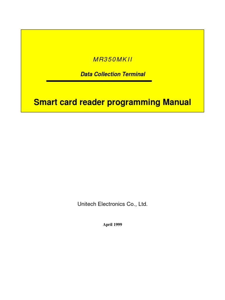 Smart Card Reader Programming Guide | PDF | Smart Card | Computer Program