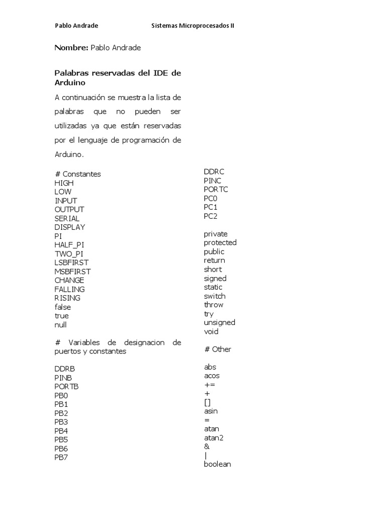 Librerias Arduino Pdf Exponenciación Cadena Informática 6660