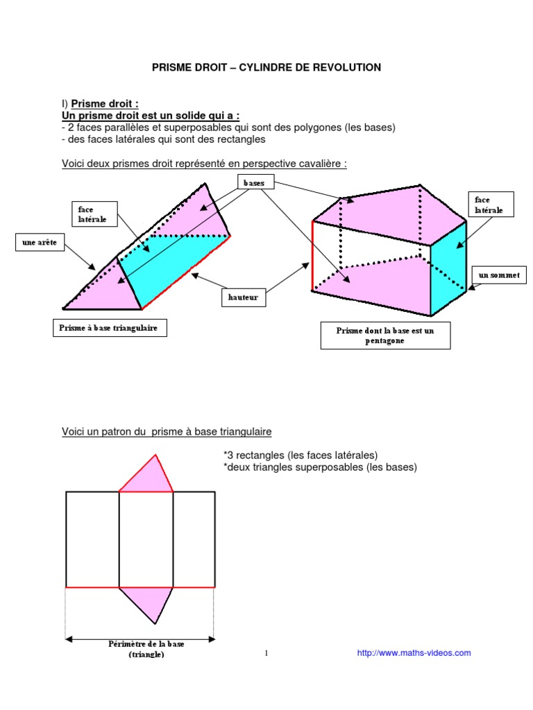 Prismes (5ème) | PDF
