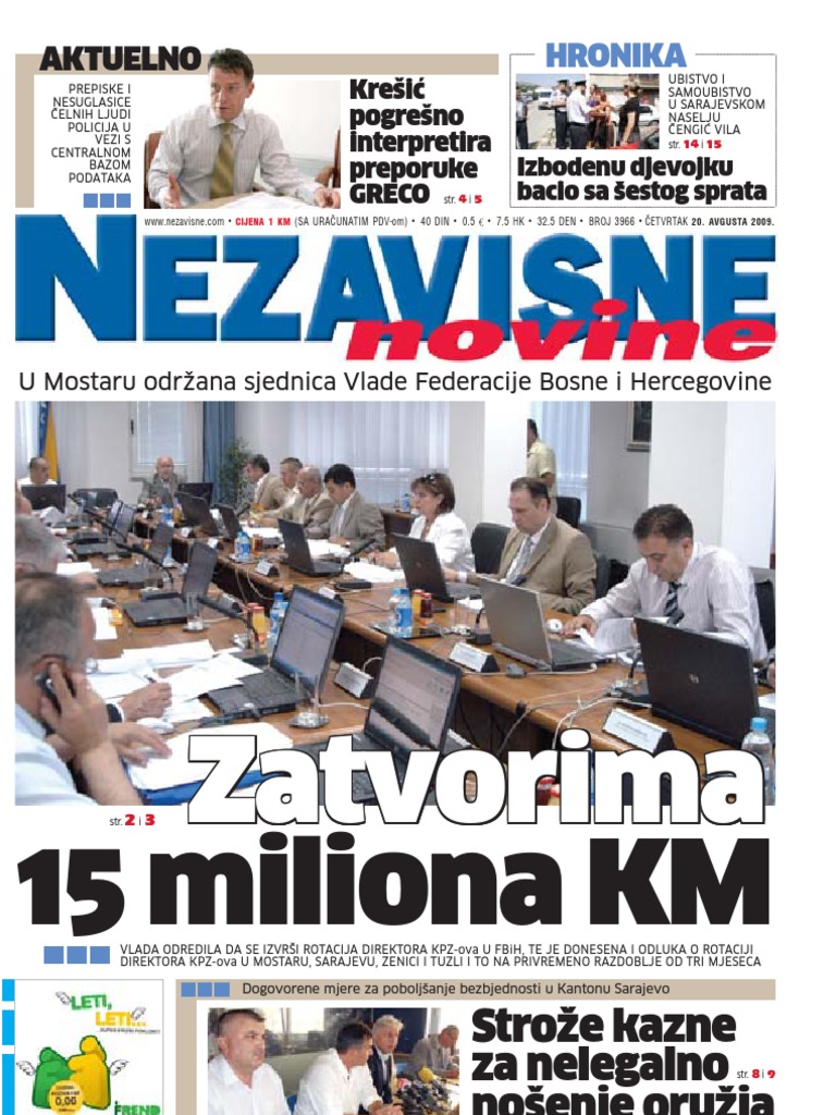 Nezavisne 090820 | PDF
