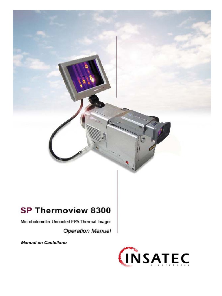 SP Thermoview 8300+-Manual en Castellano | PDF | Batería (electricidad) | Pantalla de cristal ...