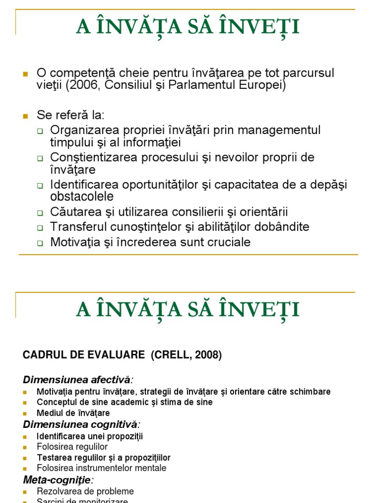 A Invata Sa Inveti | PDF