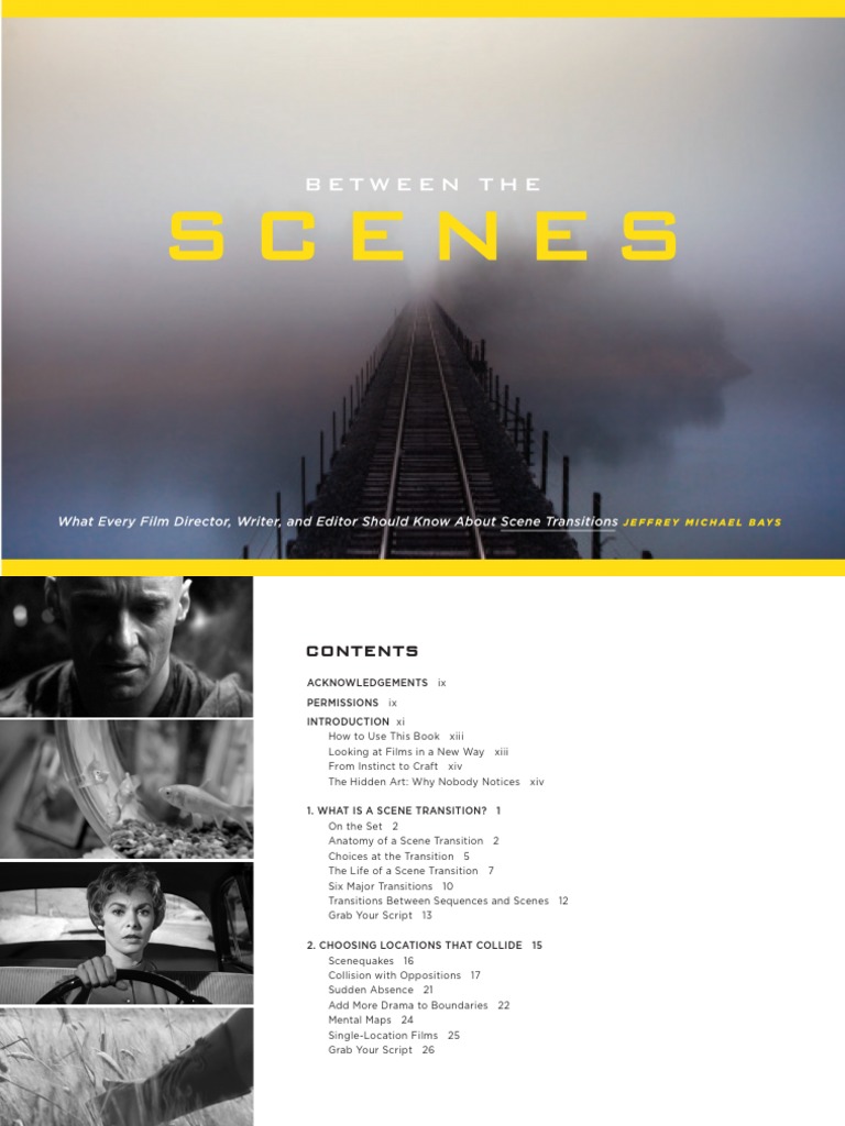 Between The Scenes Sample PDF | PDF | Filmmaking | Screenplay
