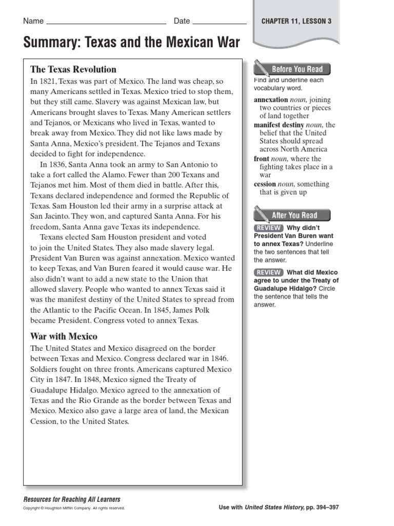 Guerra de Mexico Vs Texas | PDF | Texas | Mexico