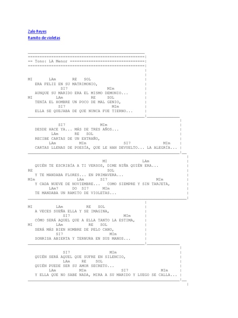 Un Ramito de Violetas | PDF