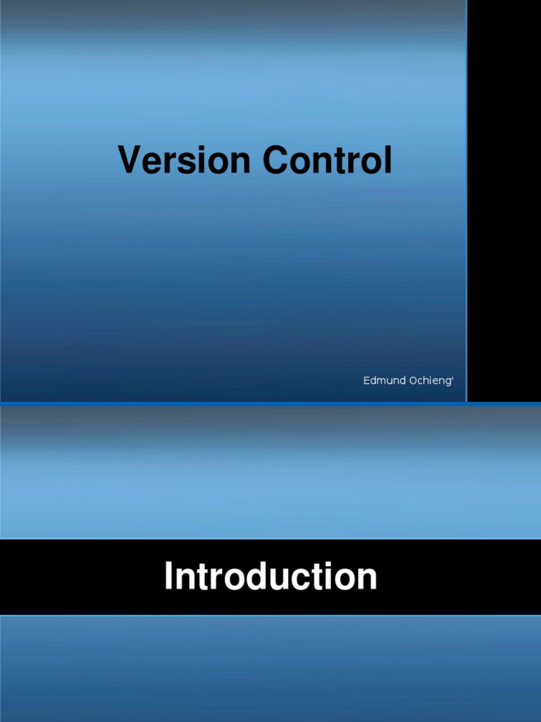 Version Control | PDF | Version Control | Software Development