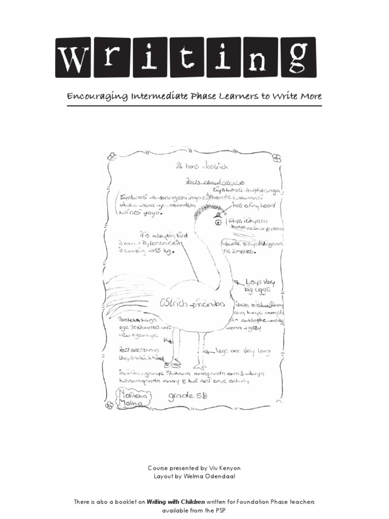 Writing Intermediate Phase | Question | Learning