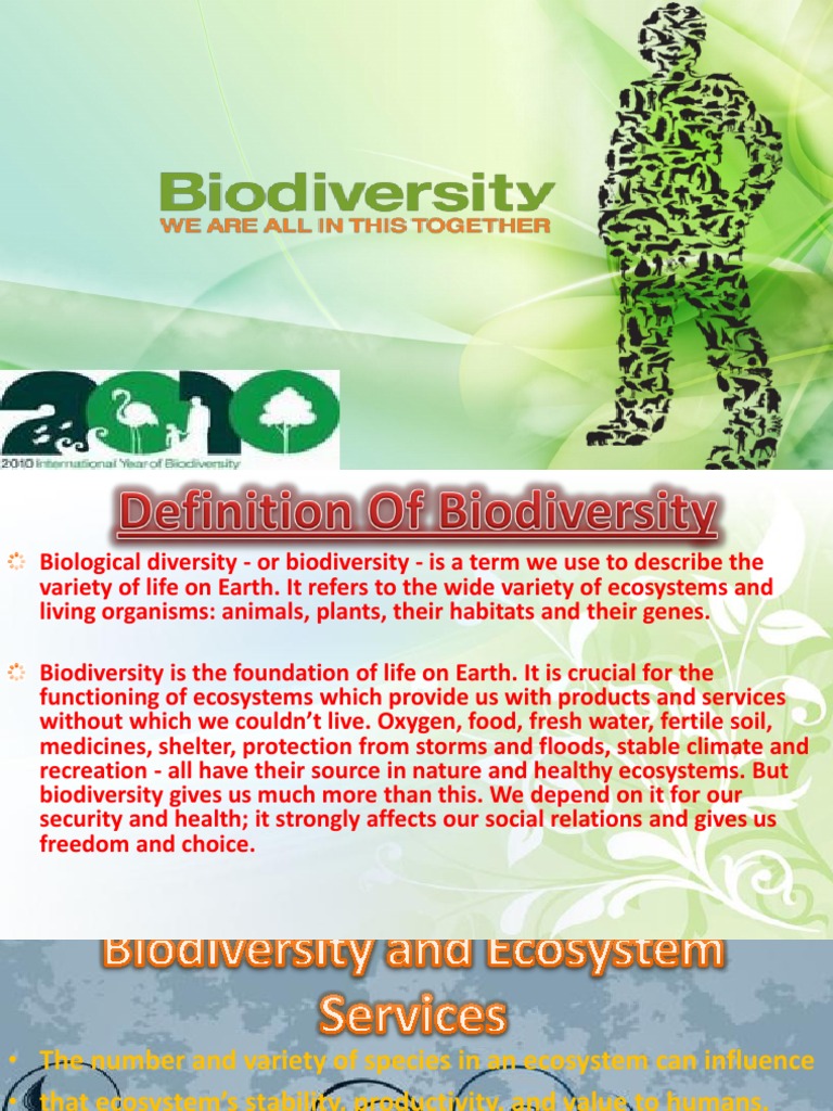 Biodiversity PPT (Science) | PDF