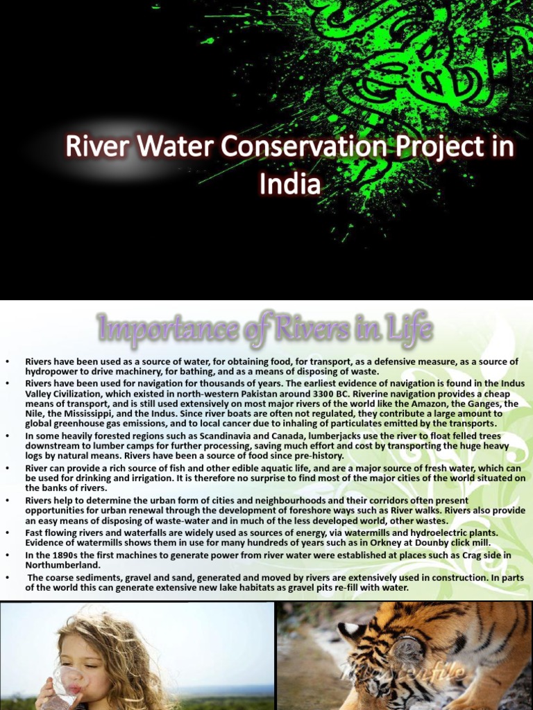 River Water Conservation Project in India | PDF | River | Sewage Treatment