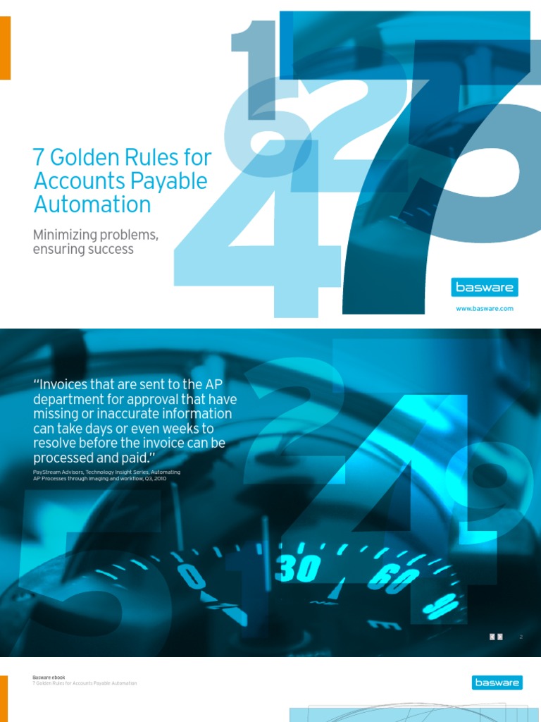 7 Golden Rules for AP Automation | PDF | Accounts Payable | Enterprise ...