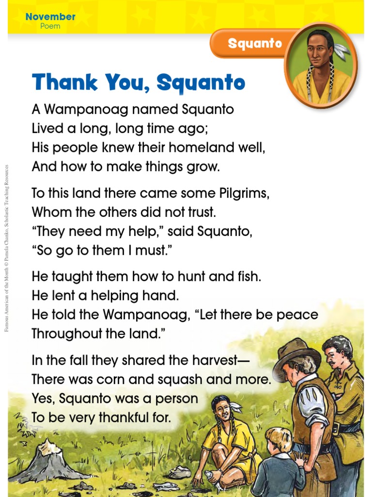 Squanto Biography For Kids