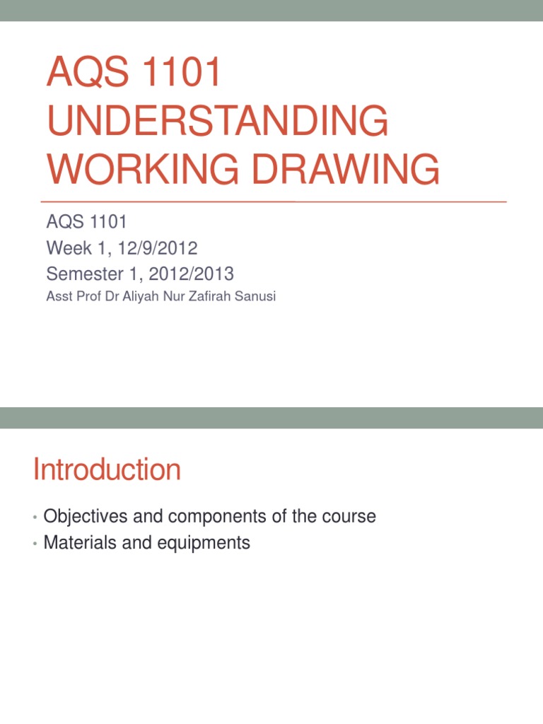 Understanding Working Drawing | PDF | Technical Drawing | Art Media