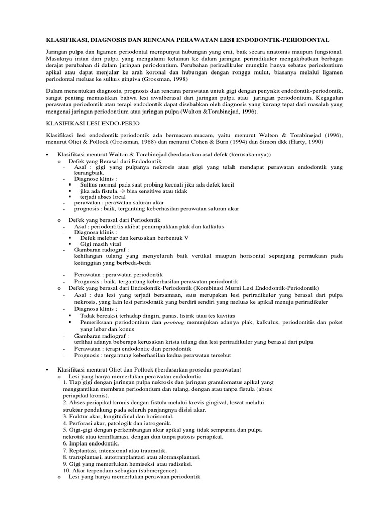 KLASIFIKASI LESI | PDF