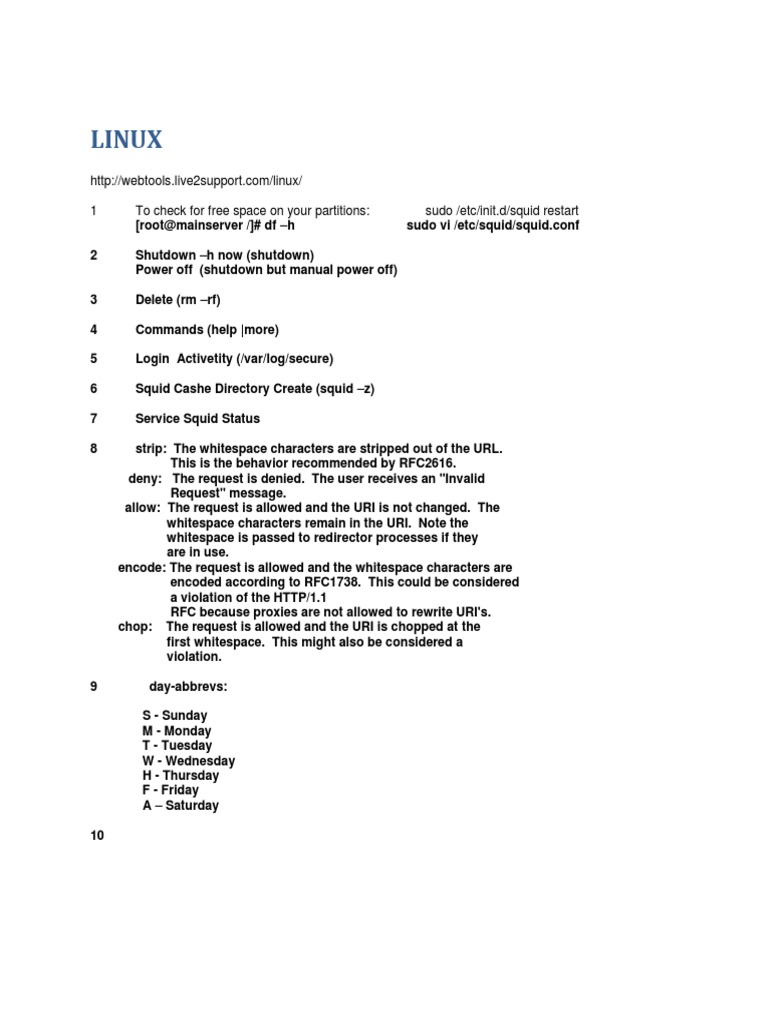 Linux Command Reference Guide | PDF