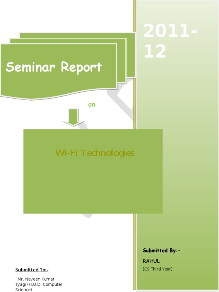 An Overview of Wi-Fi Technology: Applications, Configurations, Security ...