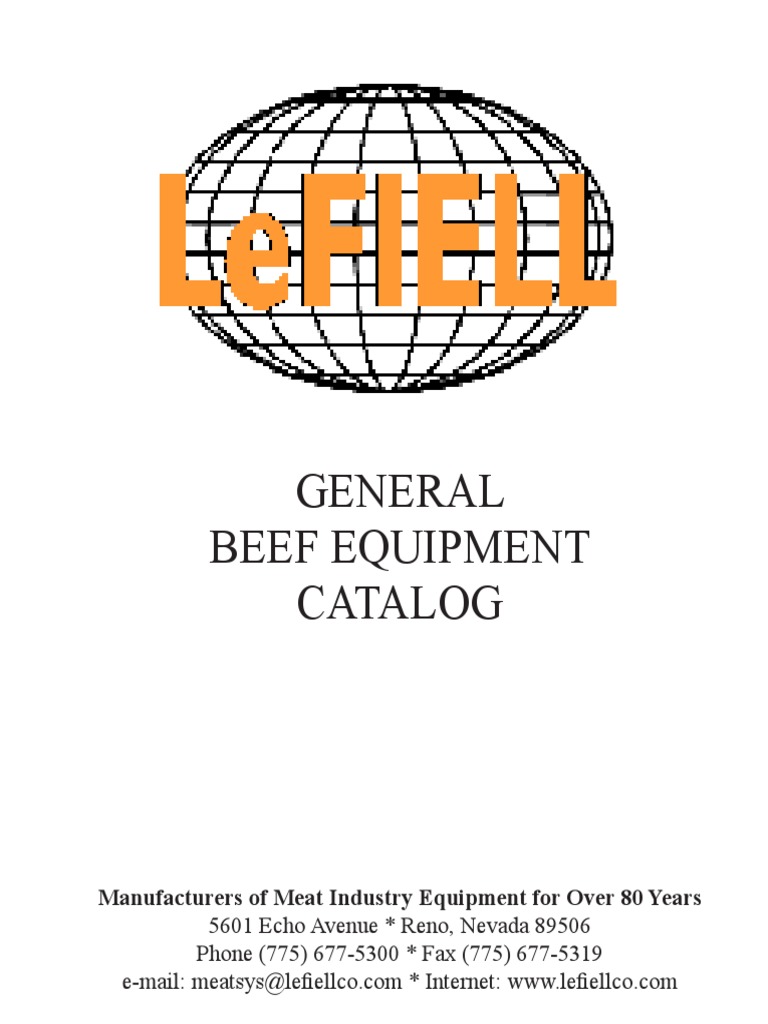 LeFiell Beef Catalog | PDF | Elevator | Track (Rail Transport)
