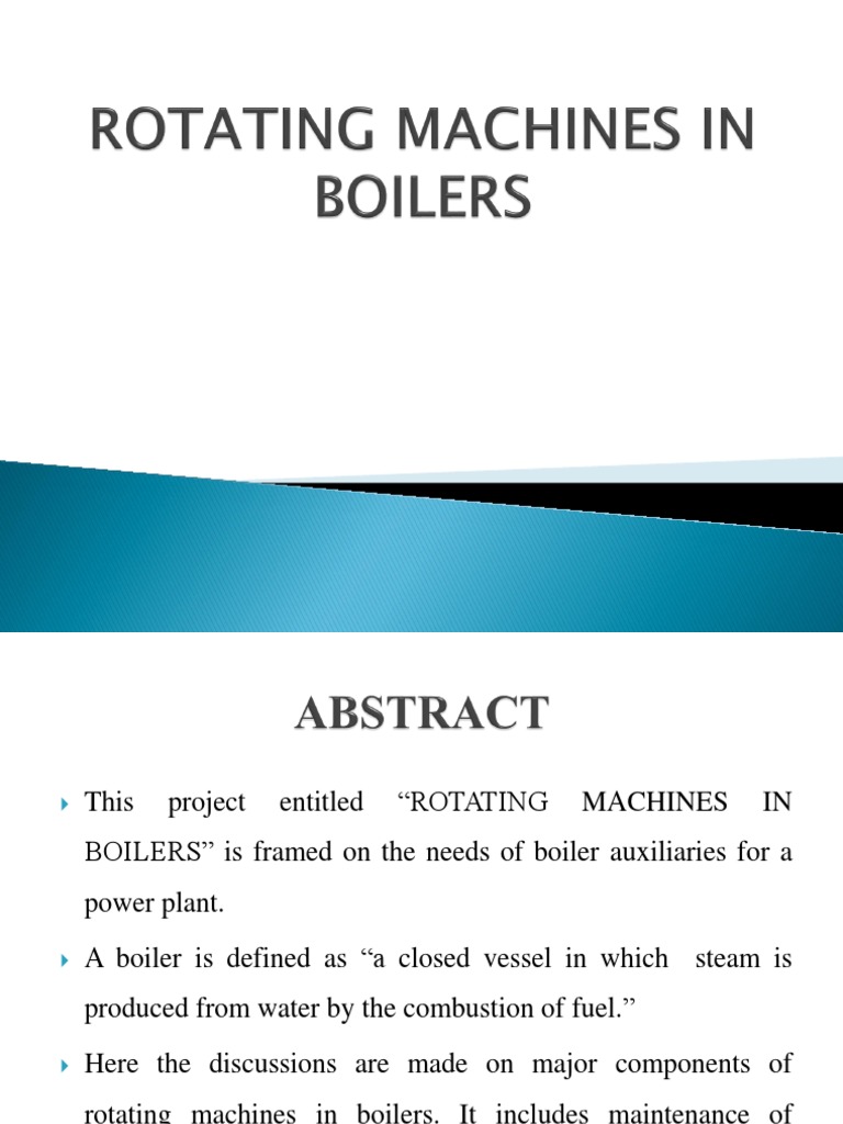 Rotating Machines in Boiler Efficiency | PDF | Boiler | Furnace