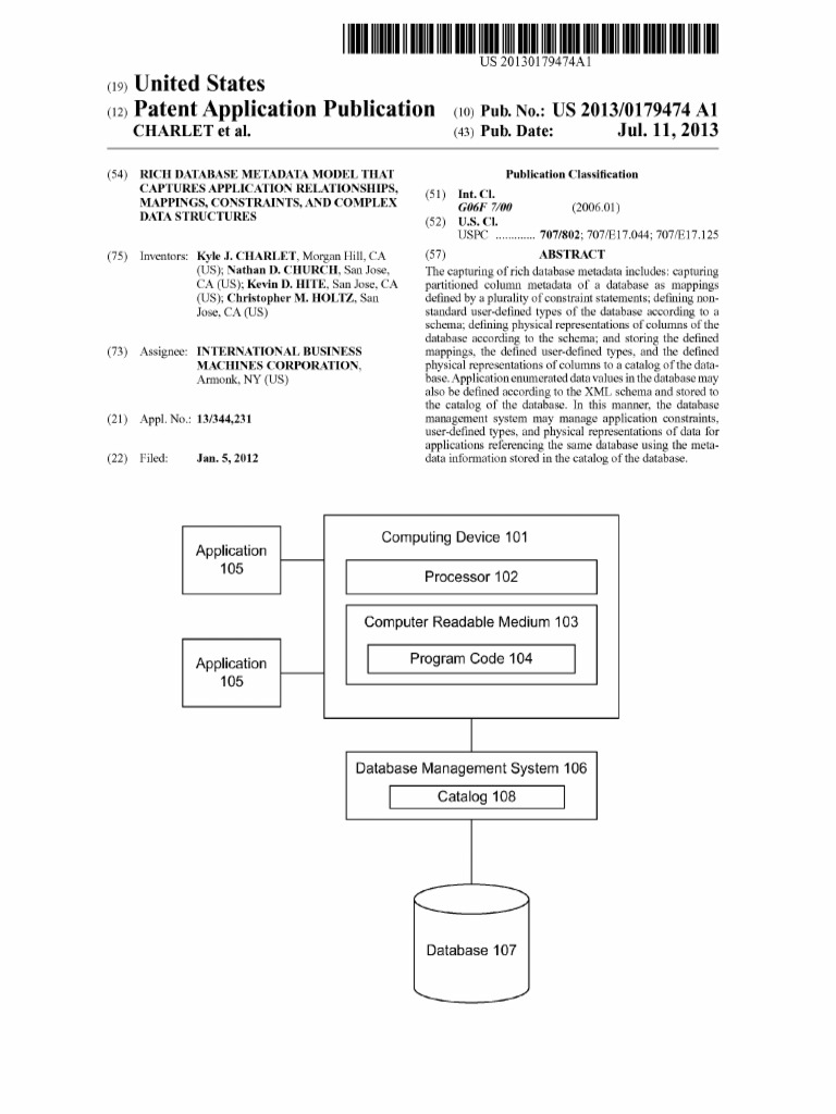 United States: (12) Patent Application Publication (10) Pub. No.: US ...
