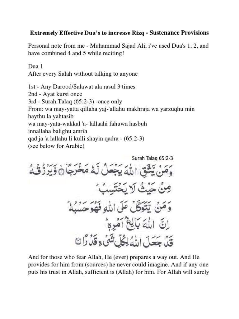 Extremely Effective Dua | PDF | Abrahamic Religions | Monotheistic ...