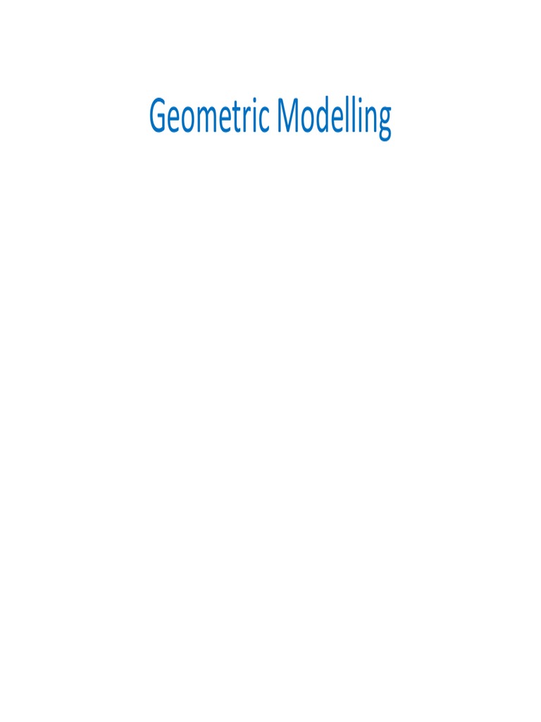 Geometric Modeling | Curve | Geometry