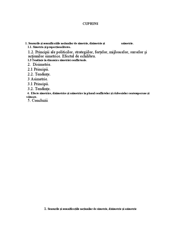 Simetrie, Asimetrie, Disimetrie | PDF