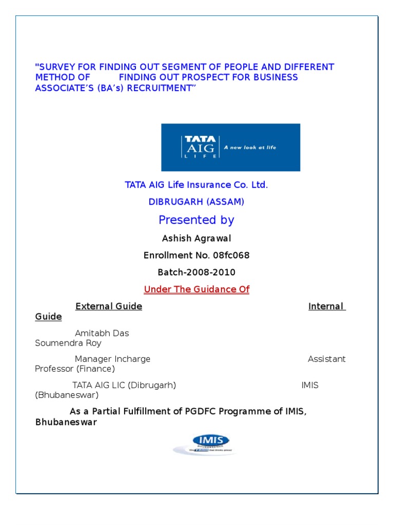 Market Segmentation for Insurance Recruitment | PDF | Insurance ...