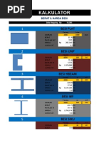 Tabel Baja WF CNP UPN H Beam T Beam Lengkap! PDF | PDF