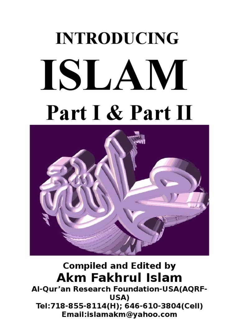 A. Introducing Islam Part I and Part II (Modified) | PDF | Prophets And ...