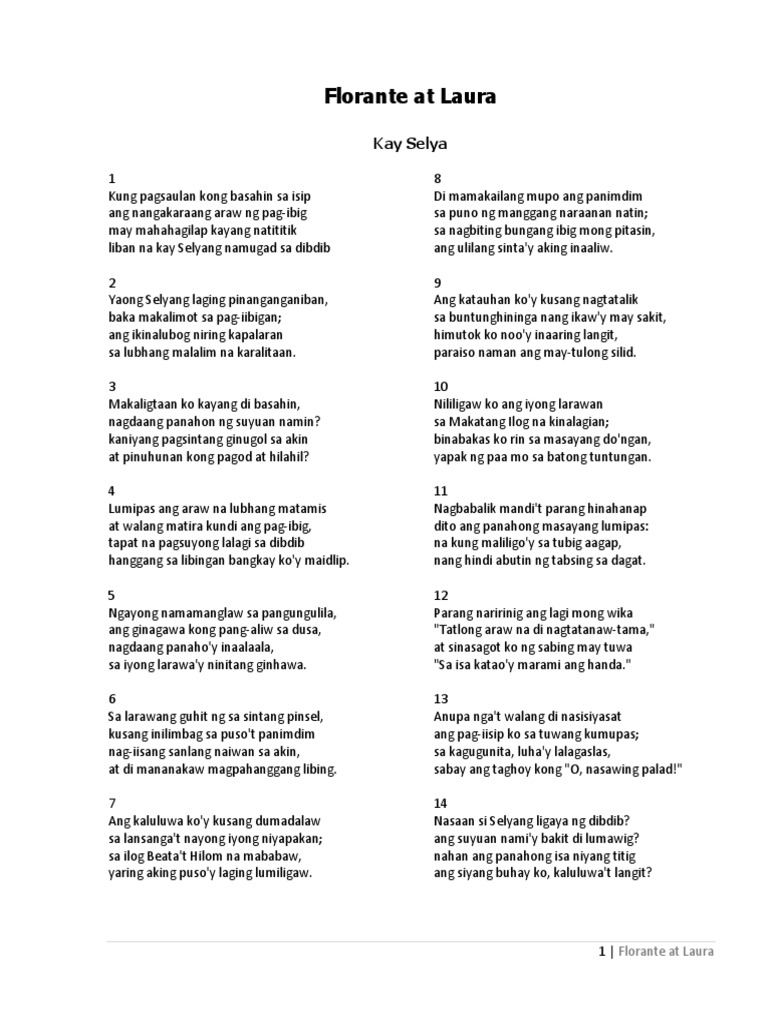 Florante at Laura | PDF