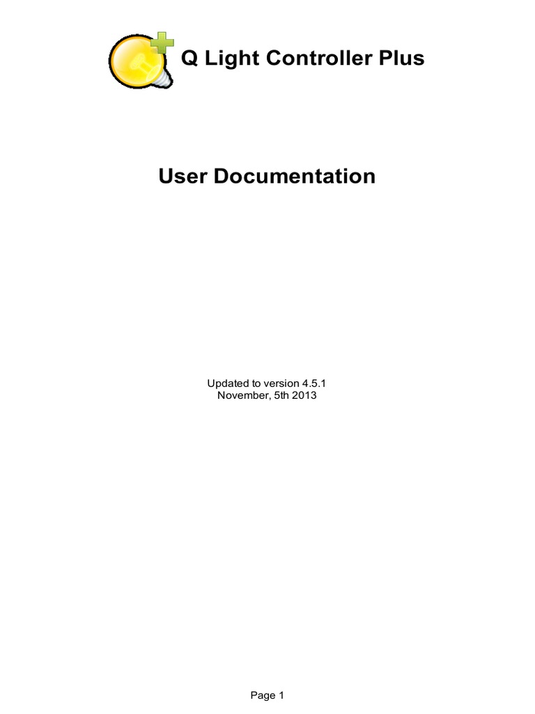 QLC+ Manual 4.5.1 | PDF | Rgb Color Model | Computing
