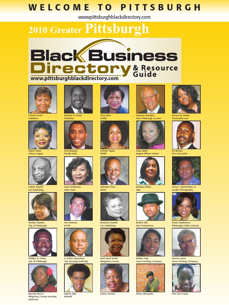 2010 Pittsburgh Black Directory | PDF | Pittsburgh | Emergency Medical ...