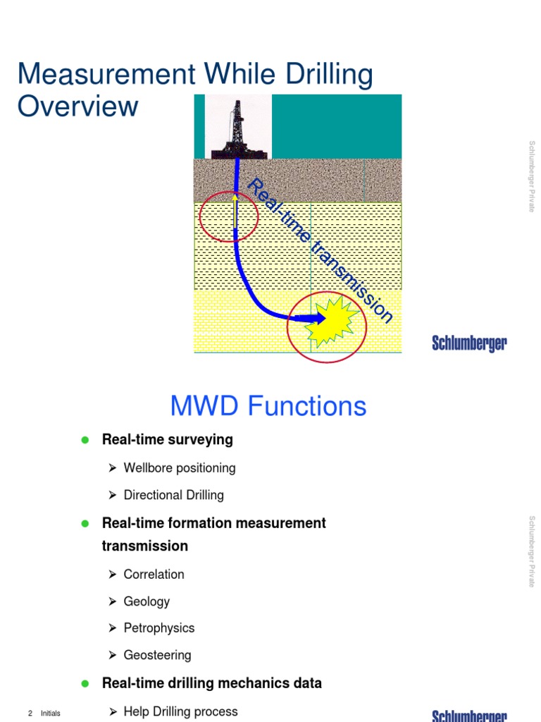 Schlumberger MWD System Overview | PDF | Electronics ...