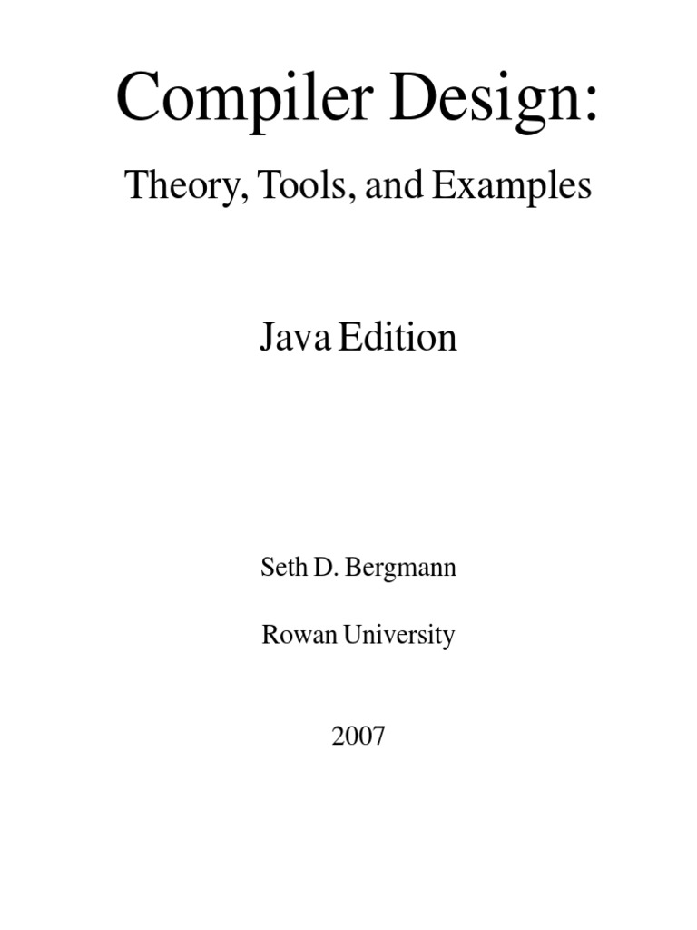 Compiler Java | Download Free PDF | Compiler | Parsing