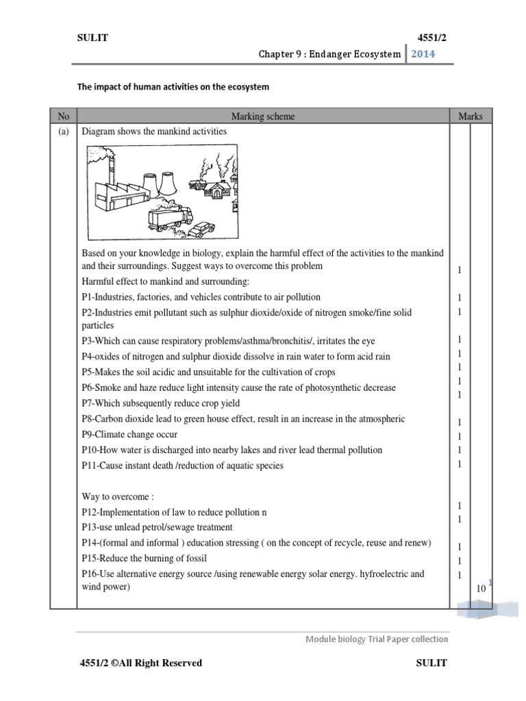 BIOLOGY Form 4 Chapter 9 | PDF | Greenhouse Effect | Greenhouse Gas