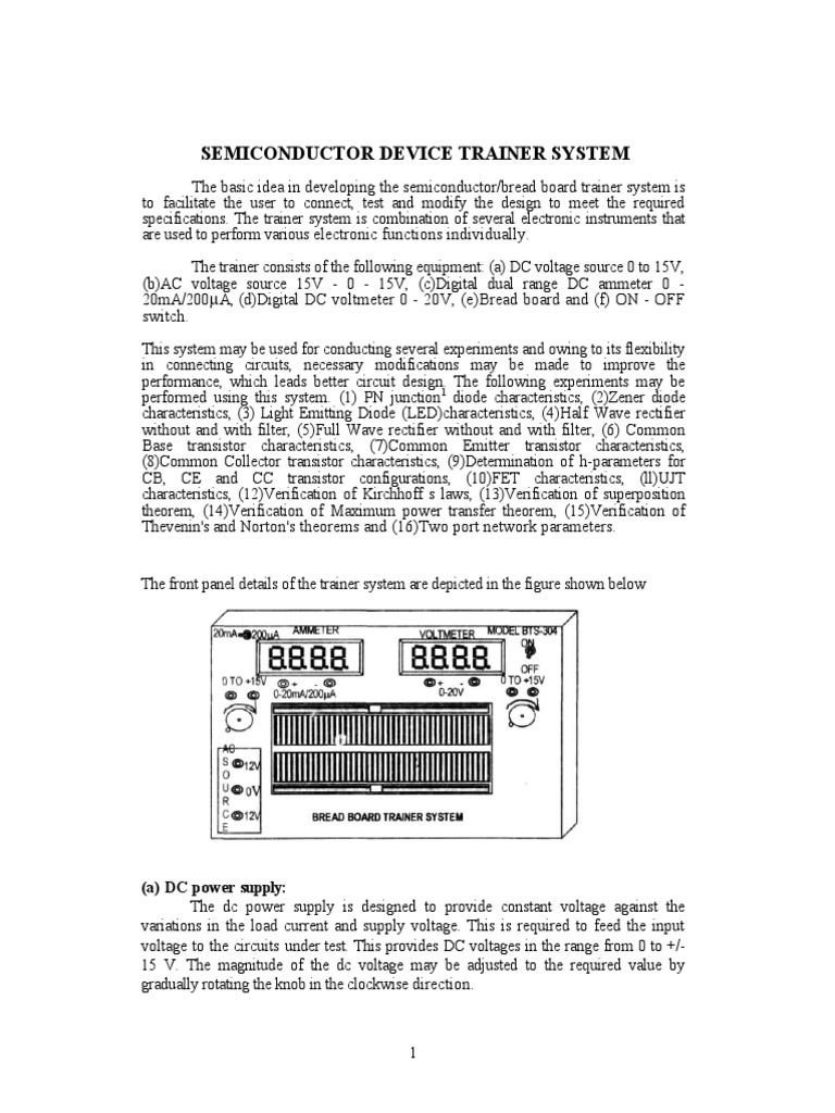 Lab Manual | PDF | Rectifier | Capacitor