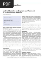 IDSA 2024 Guidelines on Intra-abdominal Infections | PDF | Medical ...
