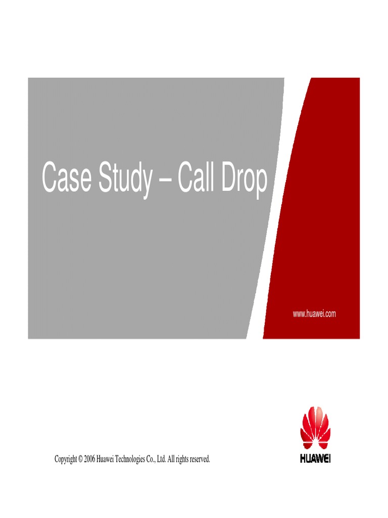 Case Study - Call Drop | PDF