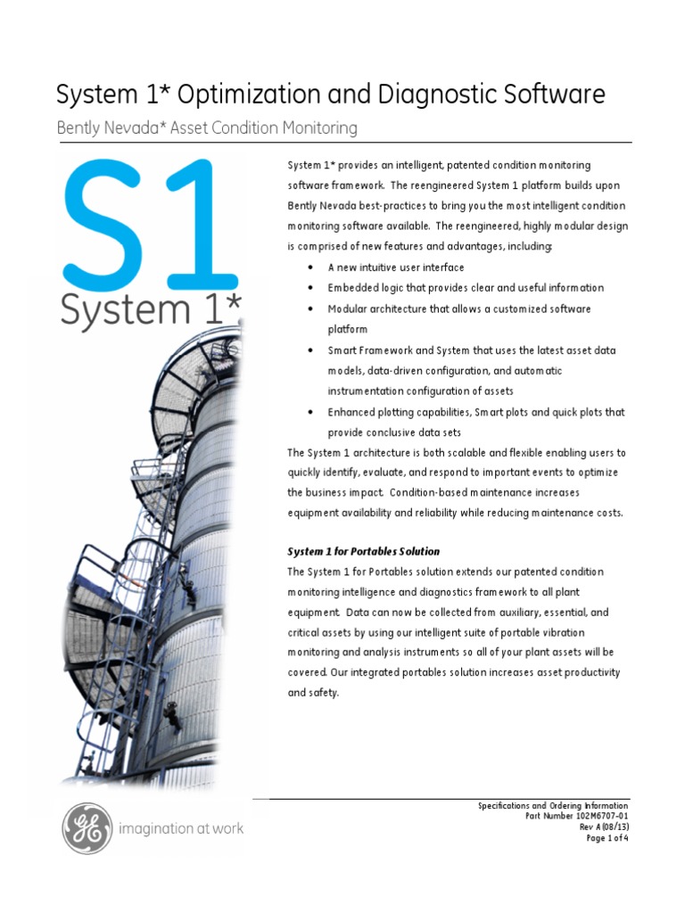 System 1 Optimization and Diagnostic Software: Bently Nevada Asset Condition Monitoring | PDF ...