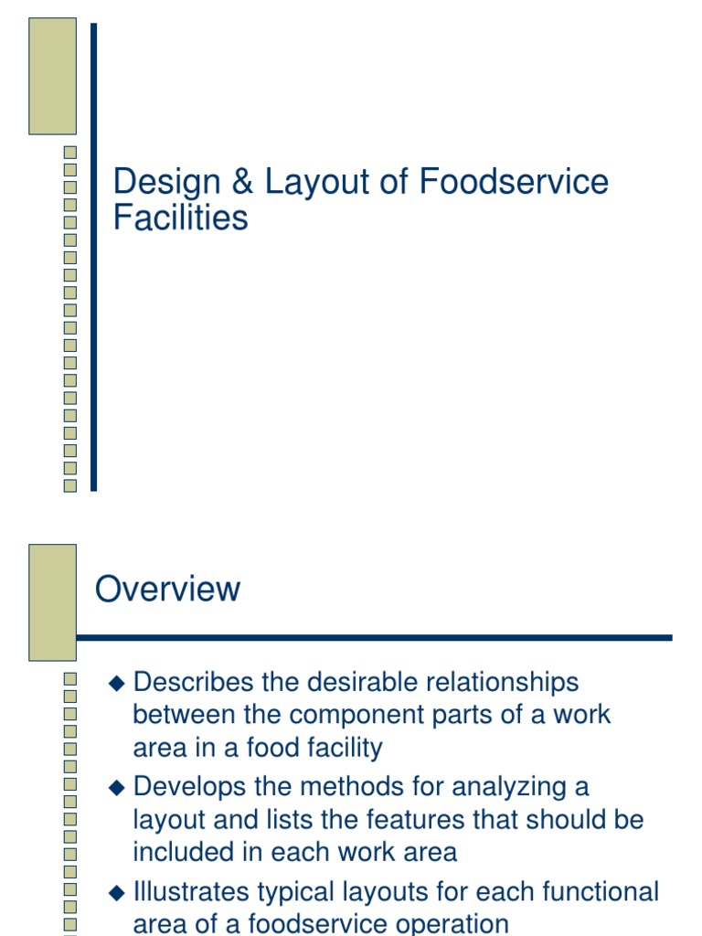 Design & Layout of Foodservice Facilities | PDF | Kitchen Utensil ...