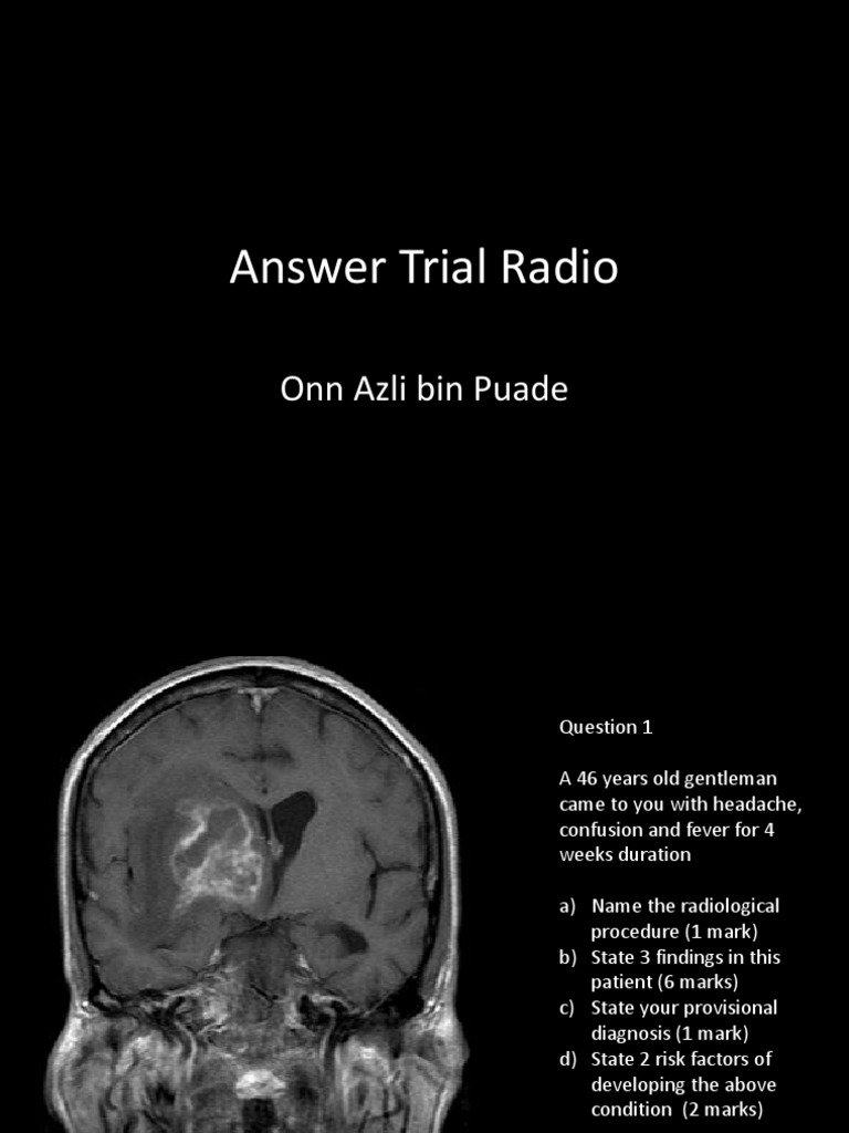 Answer Trial Radio | PDF | Echocardiography | Heart