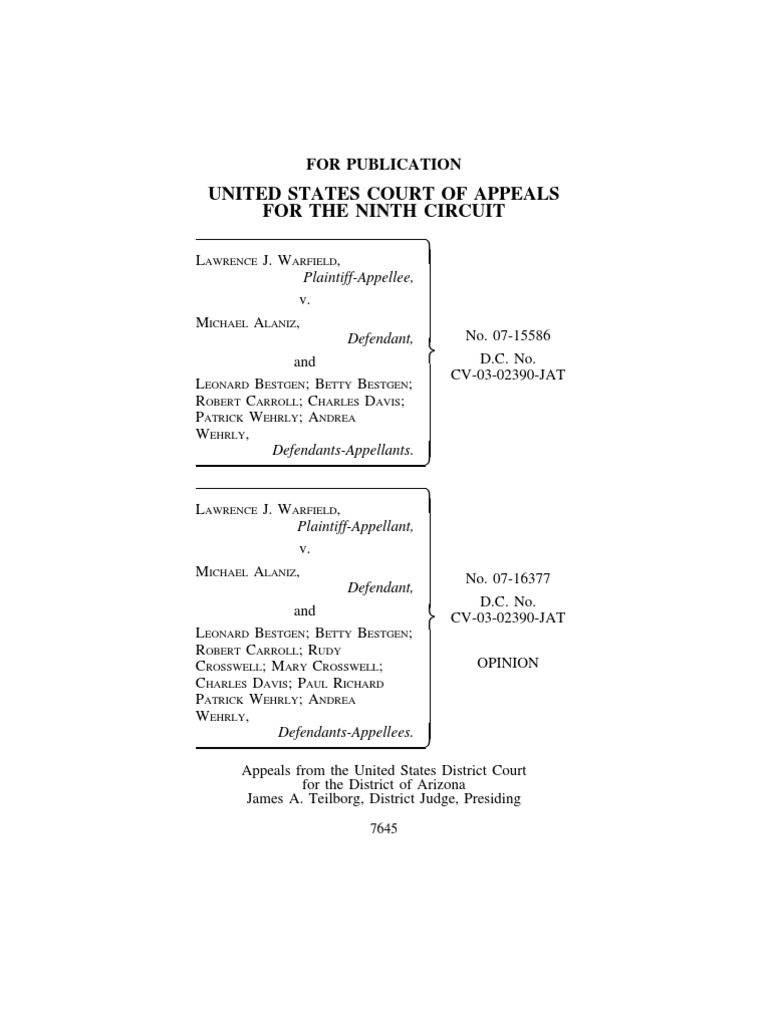 United States Court of Appeals For The Ninth Circuit | PDF | Annuity ...