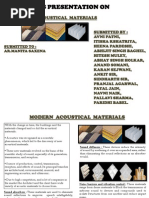 Absorption Coefficient Table | PDF | Plaster | Tile
