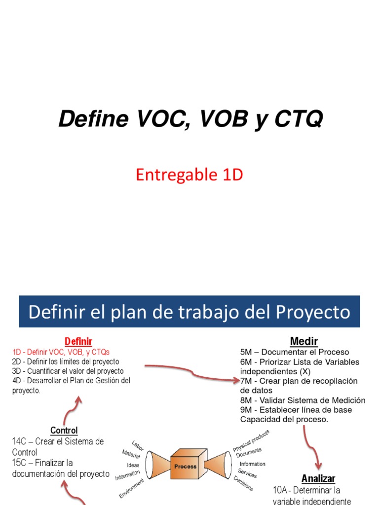 Define Voc, Vob y CTQ | PDF