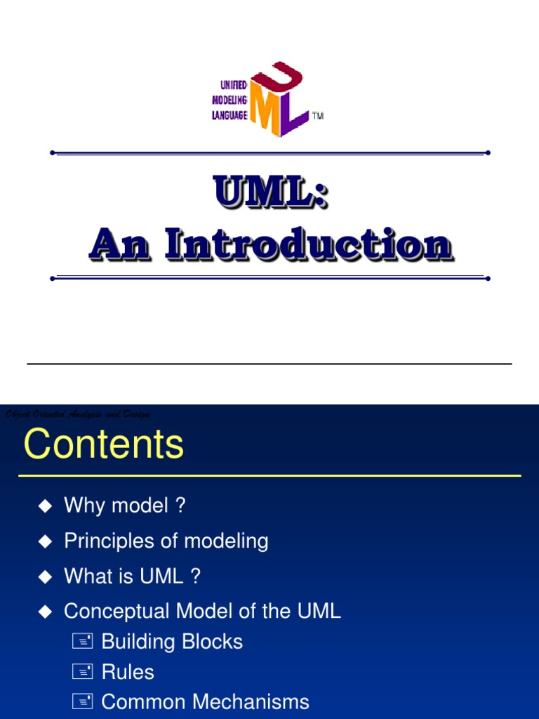 Uml: An Introduction | PDF | Unified Modeling Language | Class ...