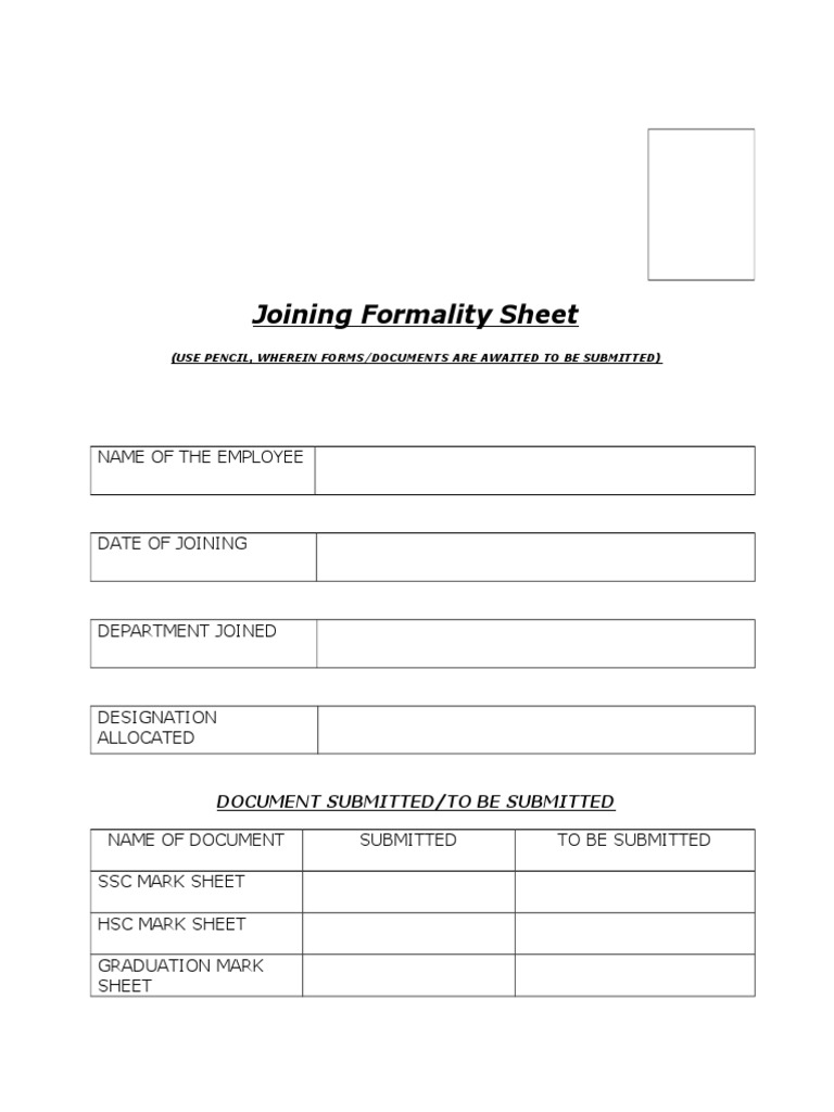 Joining SPM - Formality Sheet | PDF | Law