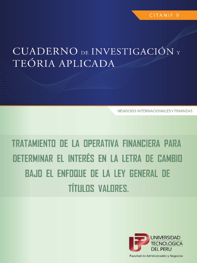 Calculo de Los Intereses de La Letra de Cambio | PDF | Pagaré | Bancos