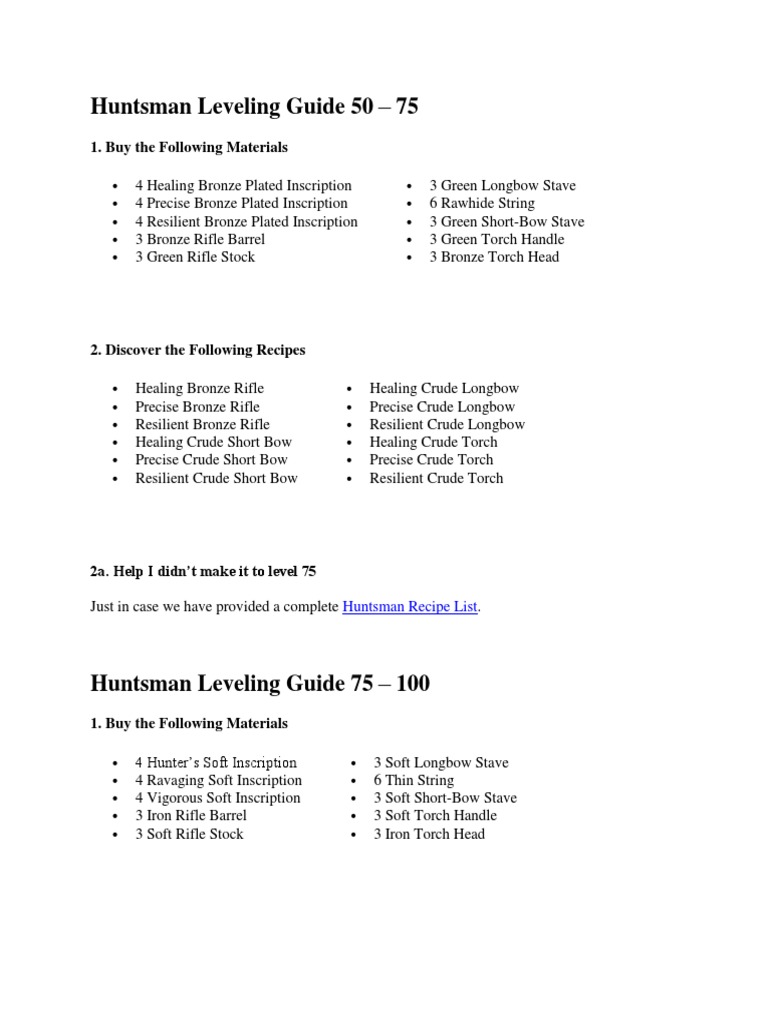 Huntsman 1-500 Update | PDF | Projectile Weapons | Firearms
