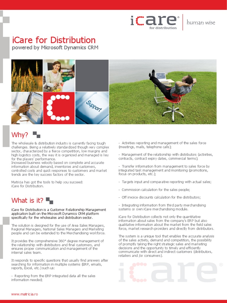 Icare For Distribution: Powered by Microsoft Dynamics CRM | PDF ...