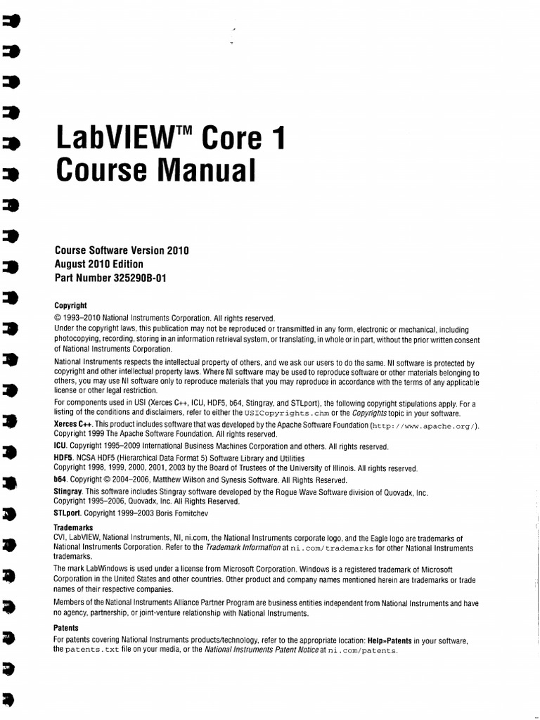 Lab View Core 1 Course Manual | PDF Lab View Core 1 Course Manual | PDF