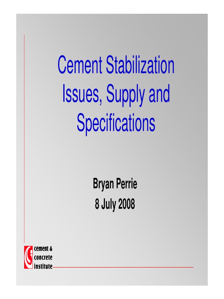 Cement Classification BDP | PDF | Cement | Building Engineering